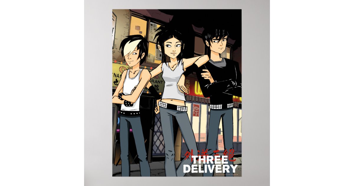 Three Delivery™ Group Poster | Zazzle