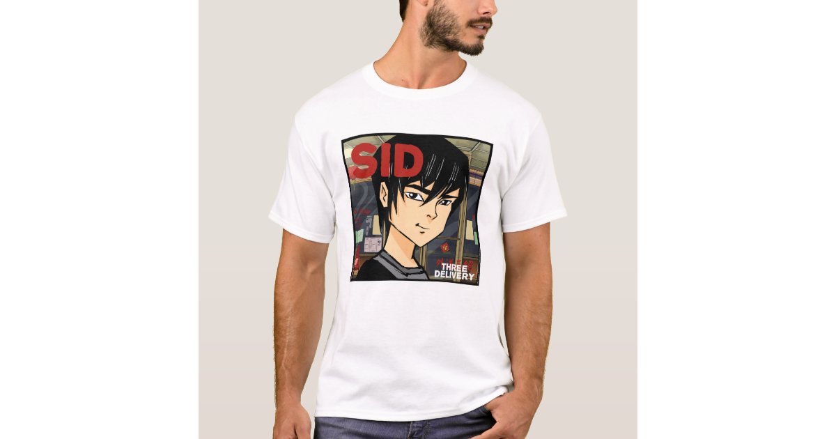 Three Delivery™ Sid T-shirt | Zazzle