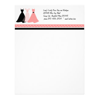 Clothing Shop Letterhead - Custom Clothing Shop Letterhead Templates ...