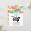 Three-Esta Birthday Invitation | Fiesta Invite | Zazzle