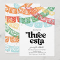 Three-Esta Birthday Invitation | Fiesta Invite | Zazzle