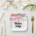 Three-esta Birthday Party Plates | Zazzle