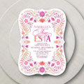 Three-esta Fiesta 3rd Birthday Girls Invitation | Zazzle