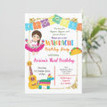 Three-esta Girl Mexican Birthday Invitation | Zazzle