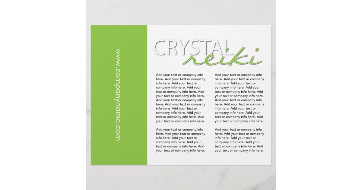 Three Fold Reiki Flyer | Zazzle
