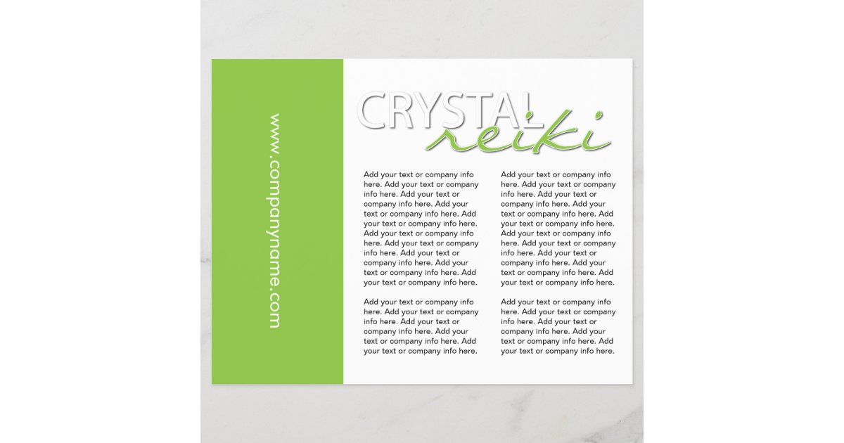Three Fold Reiki Flyer | Zazzle