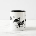 Three Funny Black Crows Two-Tone Coffee Mug | Zazzle