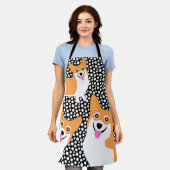 Three Hungry Corgis Funny Apron | Zazzle
