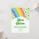 Three Is A Charm Rainbow 3rd Birthday Party Invitation | Zazzle