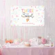 Three Is So Sweet Ice Cream 3rd Birthday Party Banner | Zazzle