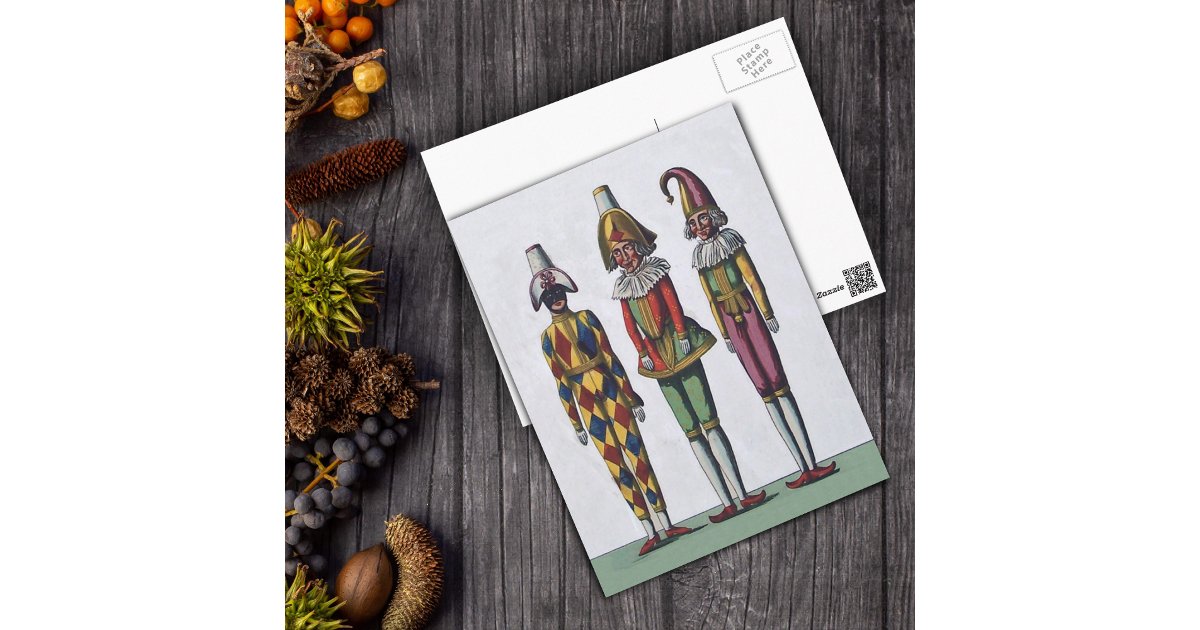 Three Jesters PostCard | Zazzle
