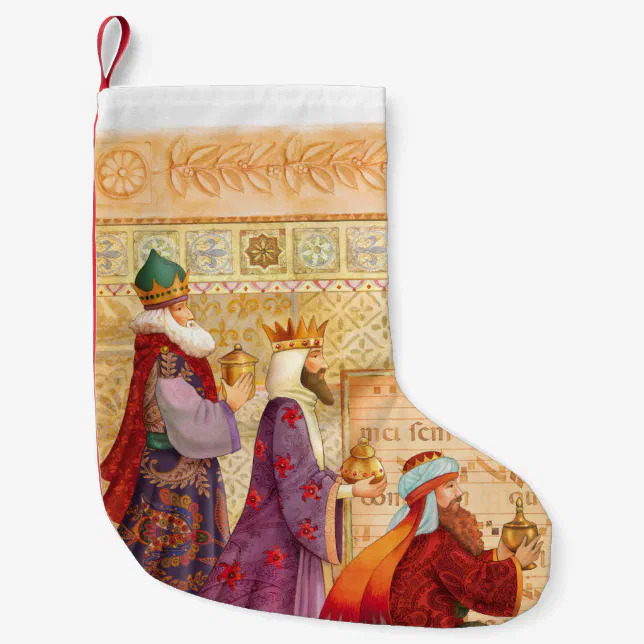 Three kings Christian stocking | Zazzle