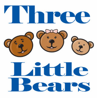 Three Little Bears Photo Sculptures, Cutouts and Three Little Bears Cut ...