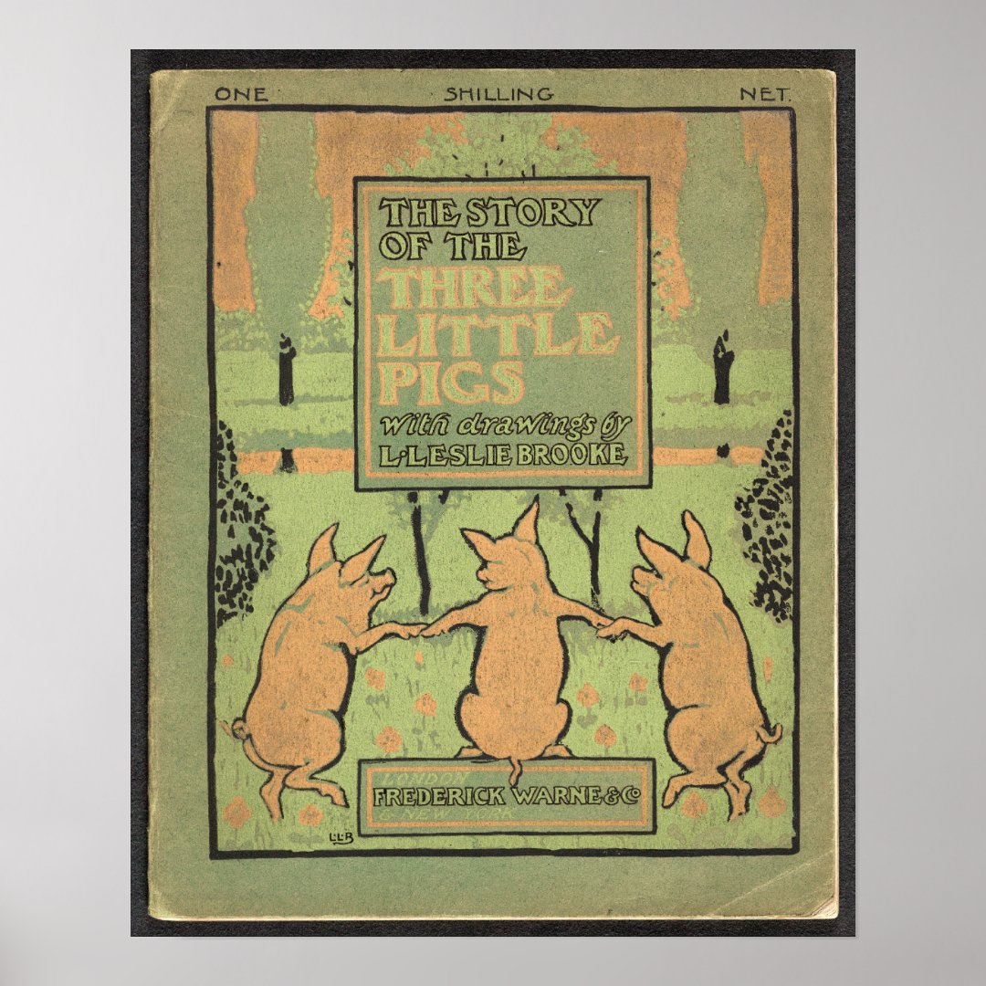 Three little Pigs Poster | Zazzle