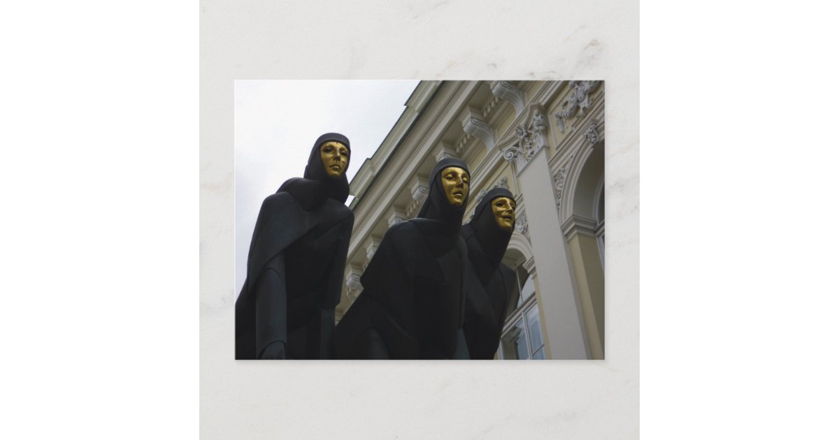 Three Muses Sculpture Postcard | Zazzle