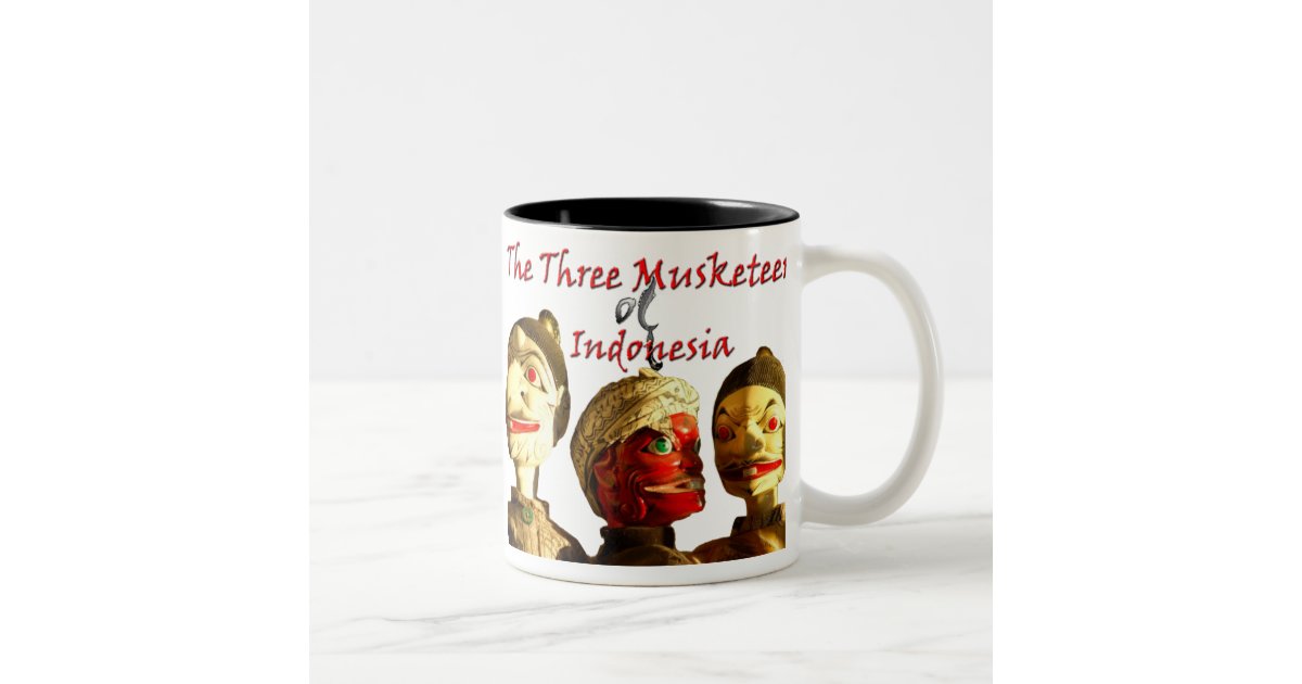 Three Musketeers Indonesia Two-Tone Coffee Mug | Zazzle