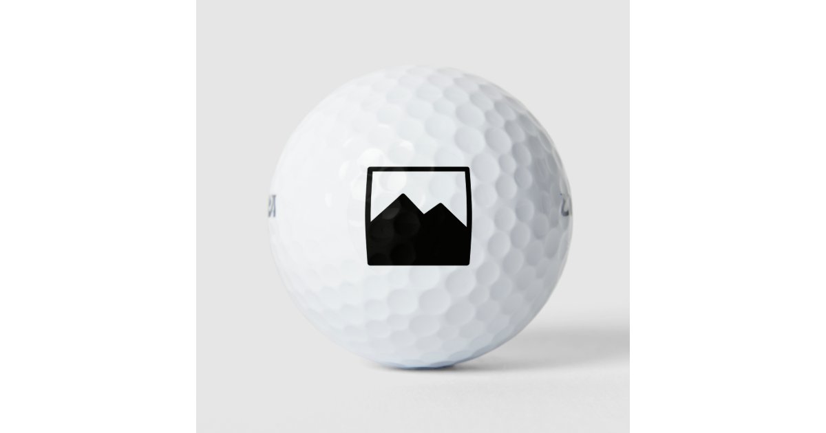 Three Pack of Golf Balls Template | Zazzle