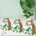 Three-Rex Dinosaur 3rd Birthday Favor Boxes | Zazzle