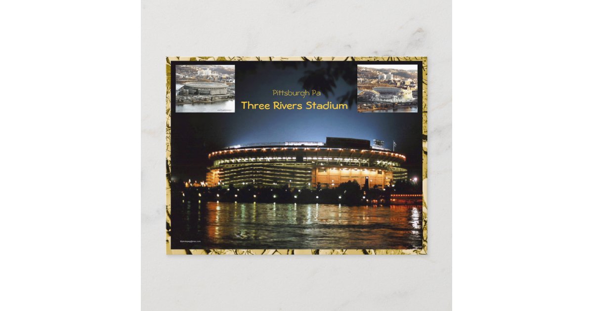 Three Rivers Stadium Postcard with Implosion | Zazzle