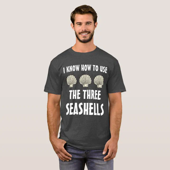 Three Seashells Meme T-Shirt | Zazzle