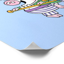 THREE SINGING PIGS poster by Sandra Boynton | Zazzle