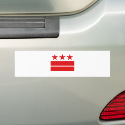 Three Stars 2 Bars Bumper Sticker | Zazzle