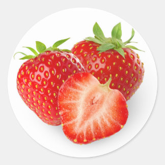 Strawberry Stickers | Zazzle