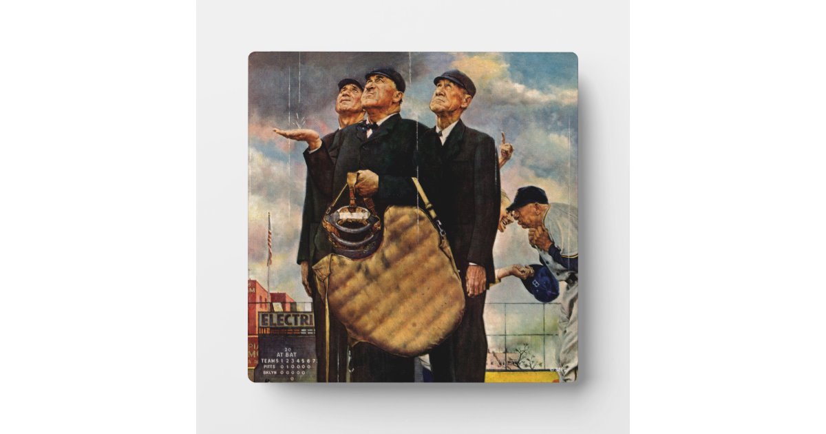 Three Umpires Plaque | Zazzle
