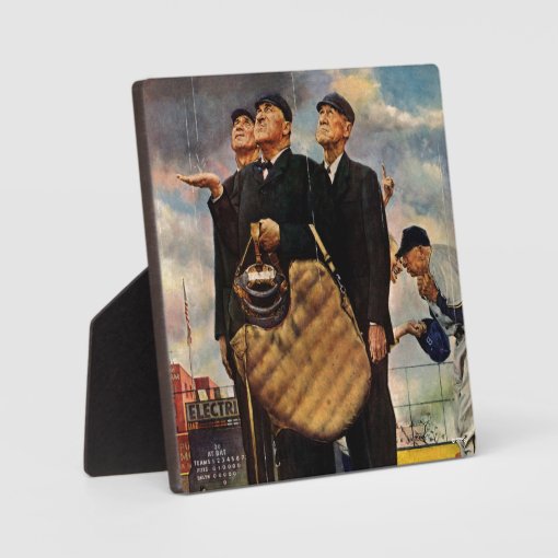 Three Umpires Plaque | Zazzle