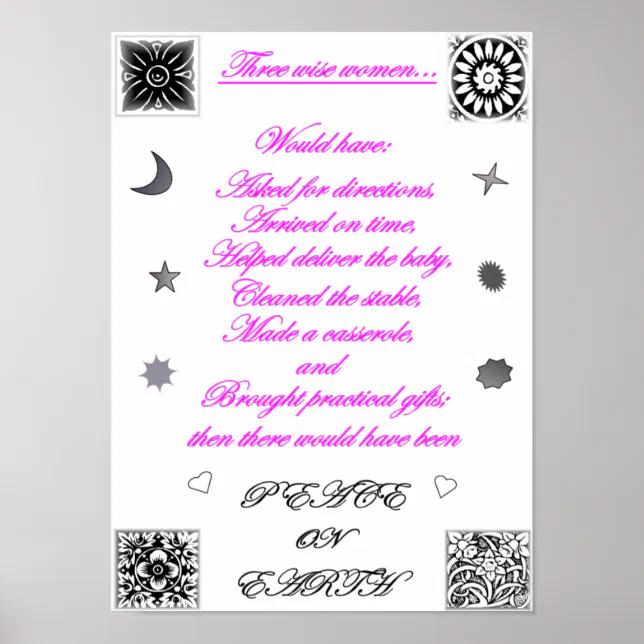three wise women poster | Zazzle