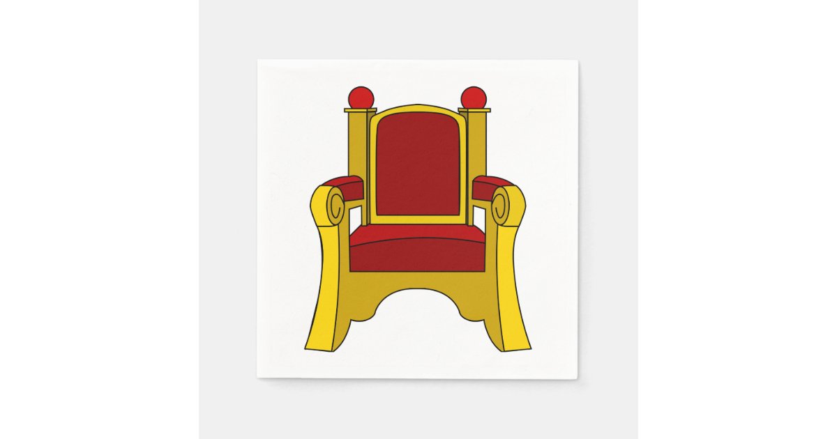 Throne Paper Napkins | Zazzle