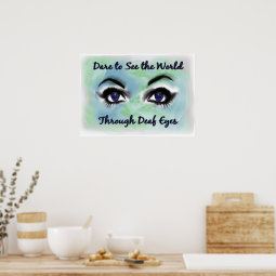 Through Deaf Eyes poster | Zazzle