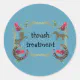 thrush treatment CLASSIC ROUND STICKER | Zazzle