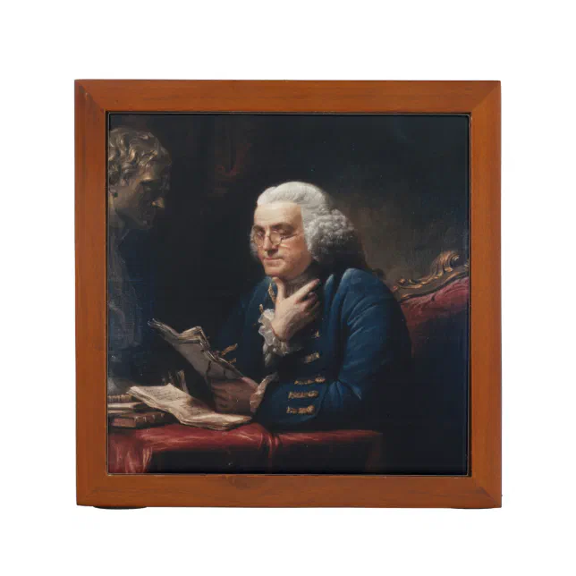 Thumb Portrait, Benjamin Franklin Founding Father Desk Organizer | Zazzle