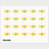 Thumbs Up Classic Round Sticker | Zazzle