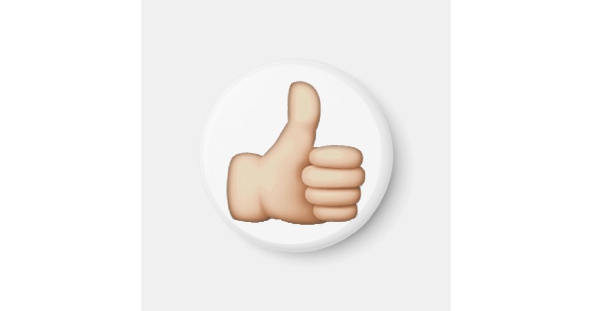Thumbs Up - Emoji Magnet | Zazzle