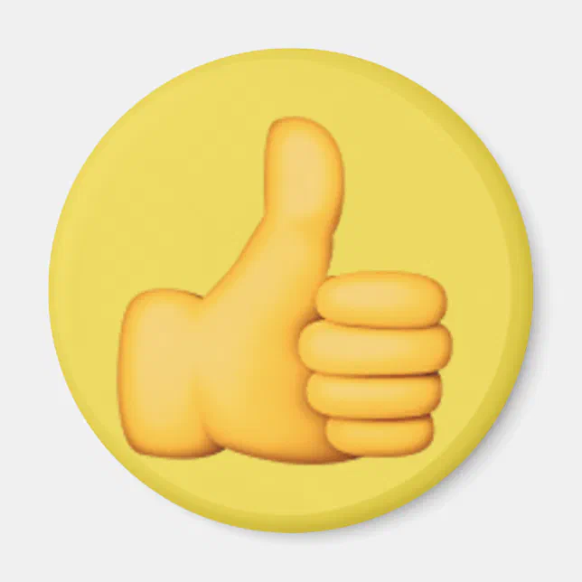 Thumbs up Sign Magnet | Zazzle