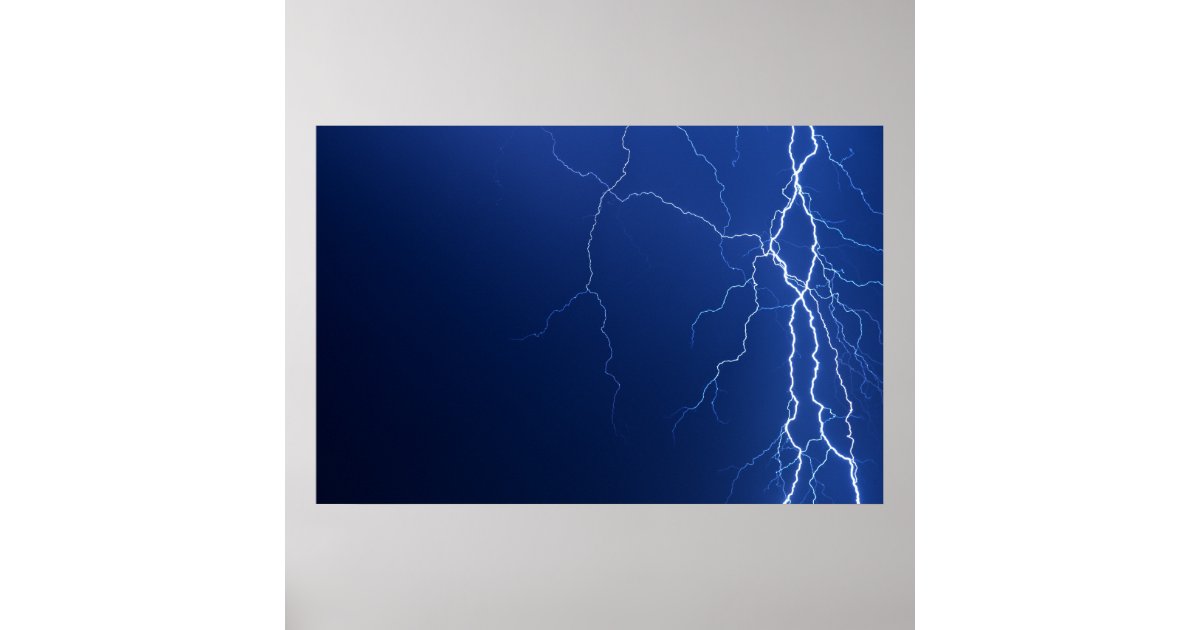 Thunder Poster | Zazzle
