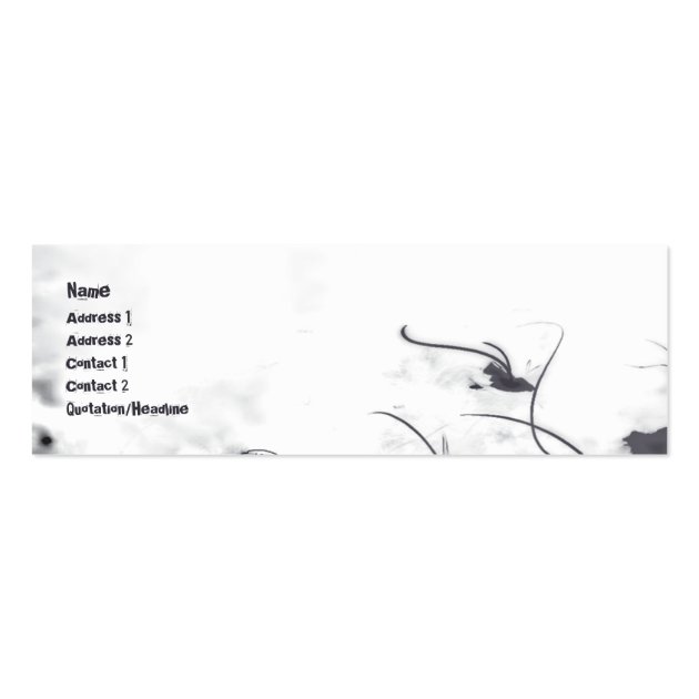 Thunder - Skinny Business Card Templates