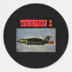 Thunderbird 2 Photo Thunderbirds Cargo Plane Classic Round Sticker | Zazzle