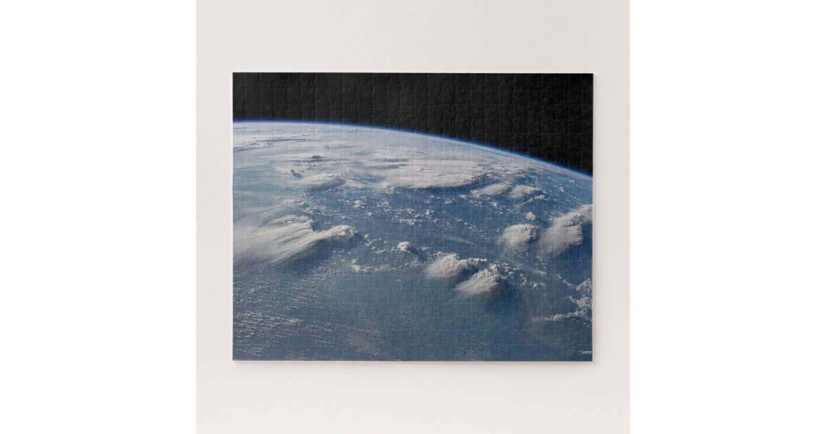 Thunderhead Anvils Of Earth Onto Southern Borneo. Jigsaw Puzzle | Zazzle