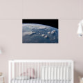Thunderhead Anvils Of Earth Onto Southern Borneo. Poster | Zazzle