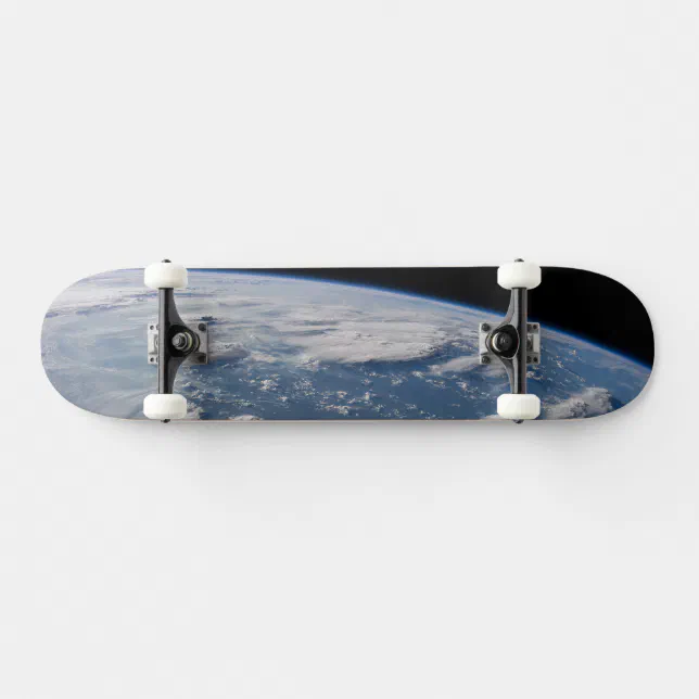 Thunderhead Anvils Of Earth Onto Southern Borneo. Skateboard | Zazzle