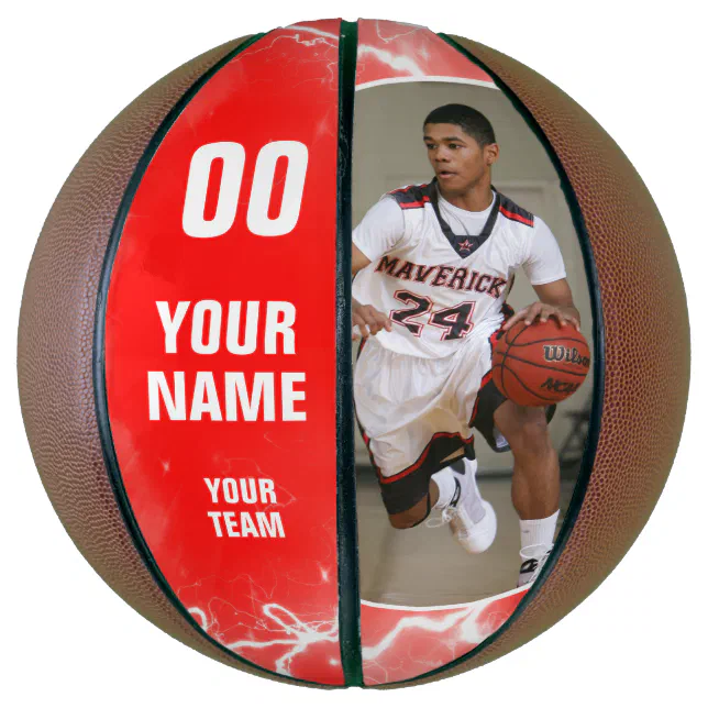 Thunderstorm Custom Basketball | Zazzle