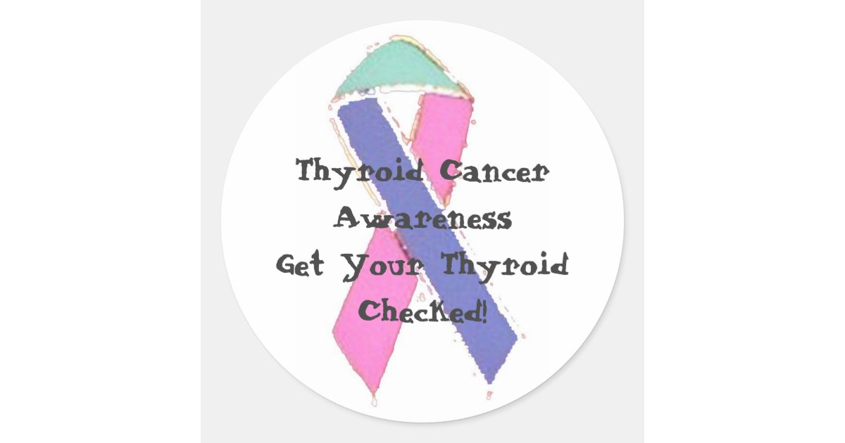 Thyroid Cancer Awareness sticker | Zazzle