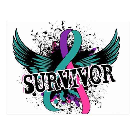 Thyroid Cancer Survivor 16 Postcard | Zazzle.com
