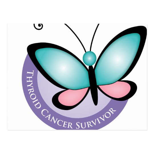 Thyroid Cancer Survivor Postcard | Zazzle.com