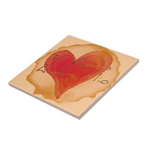 Ti Amo Amore Mio Tile | Zazzle
