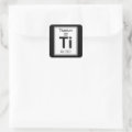 Ti - Titanium Square Sticker | Zazzle