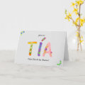 Tía Spanish Aunt Floral Bohemian Mother's Day Card | Zazzle